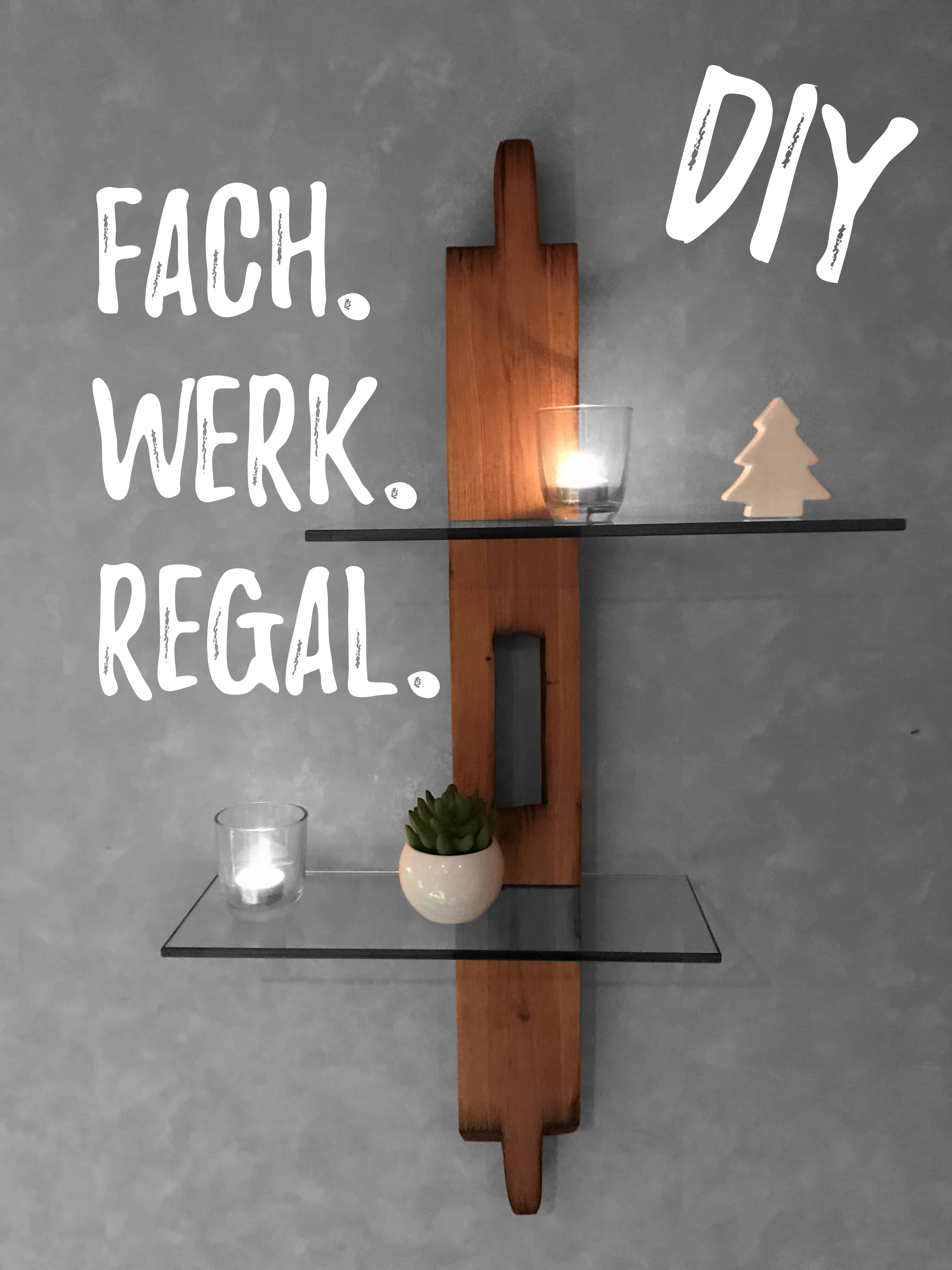 Balkenregal mit Glasböden - Altem Fachwerk neues Leben einhauchen ...