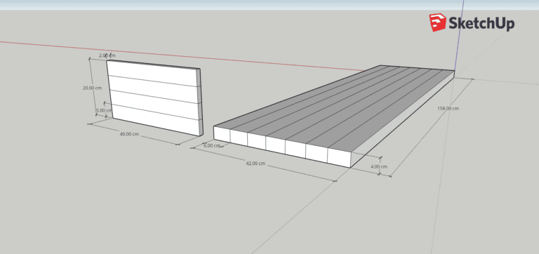 Modernes Massivholz Lowboard aus Eiche selber bauen