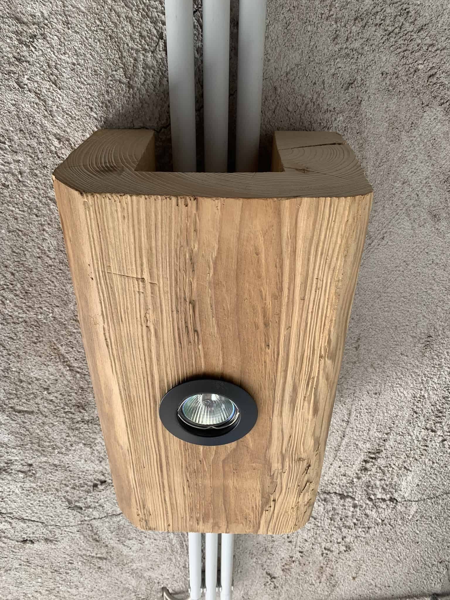 LED Spot in Holzbalken einbauen - so nützlich sind U-Balken!