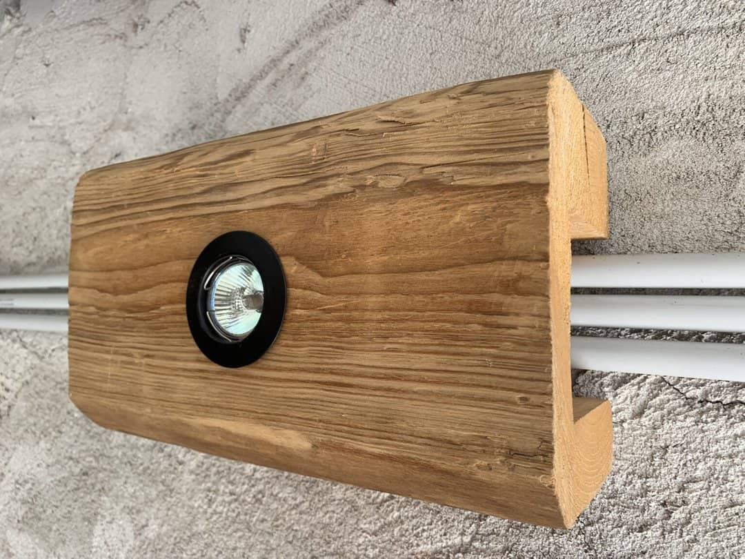 LED Spot in Holzbalken einbauen - so nützlich sind U-Balken!